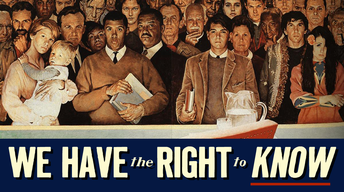 We have a right to know – American Intelligence Media