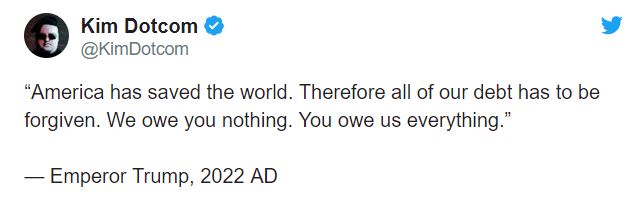 Kim Dotcom tweet – American Intelligence Media