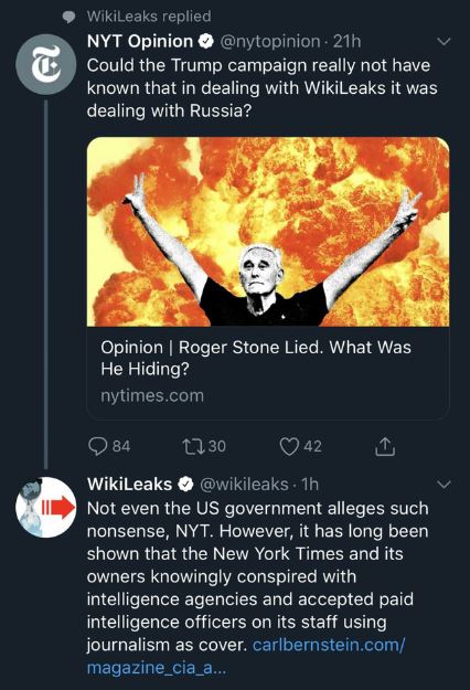 wikileak tweet roger stone – American Intelligence Media